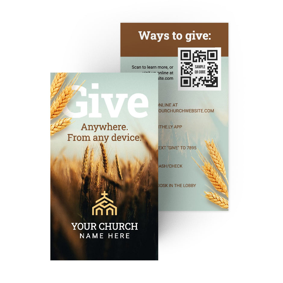 Mini Giving Cards – Tithely Print