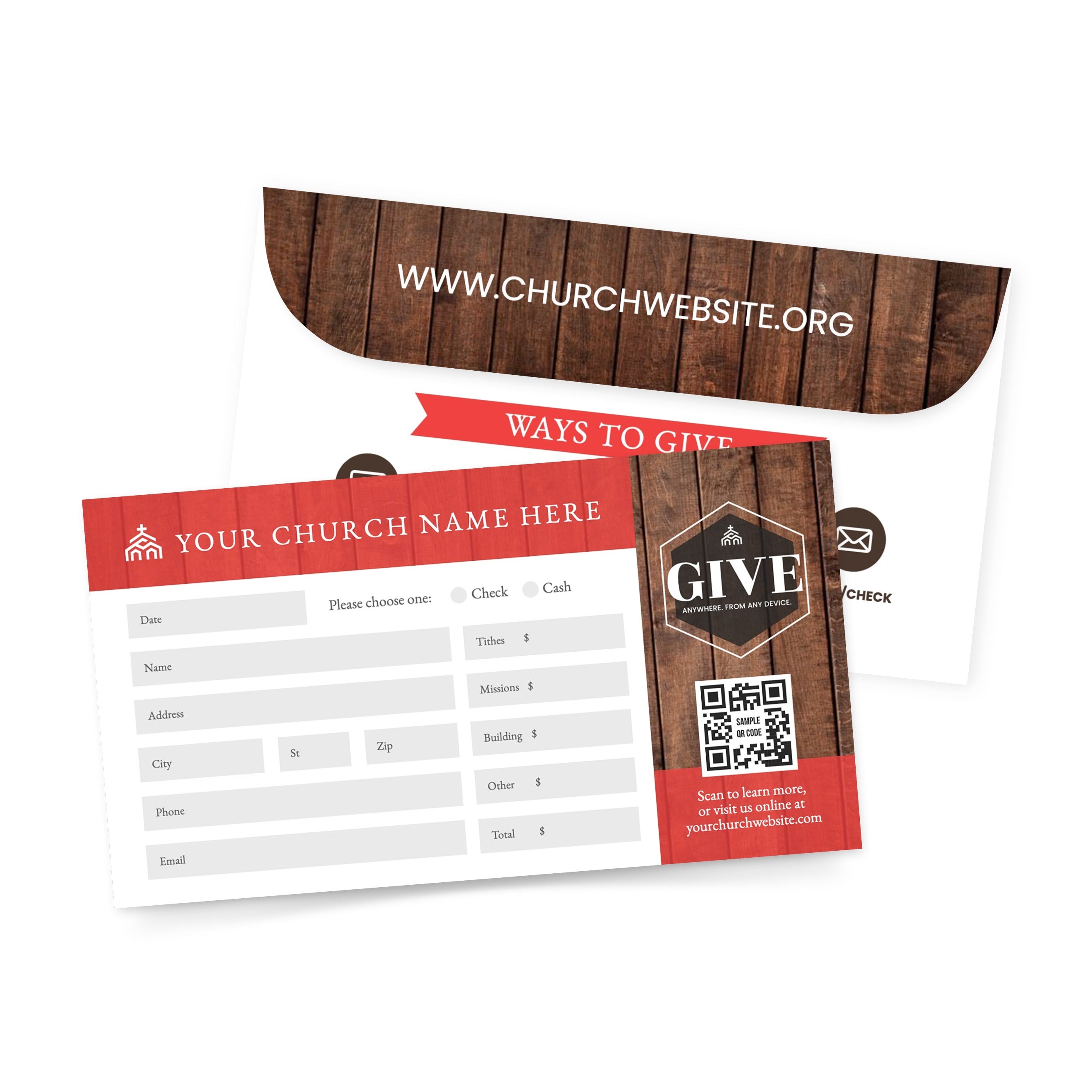 Tithely Print - Giving Envelopes