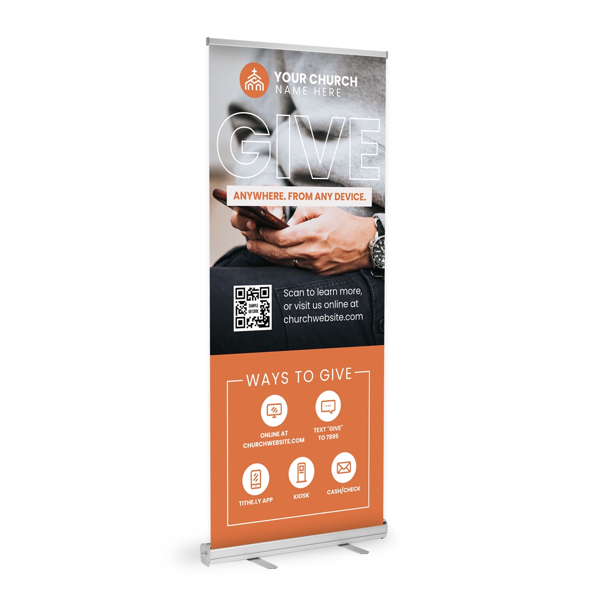 Retractable Banner - Generosity – Tithely Print
