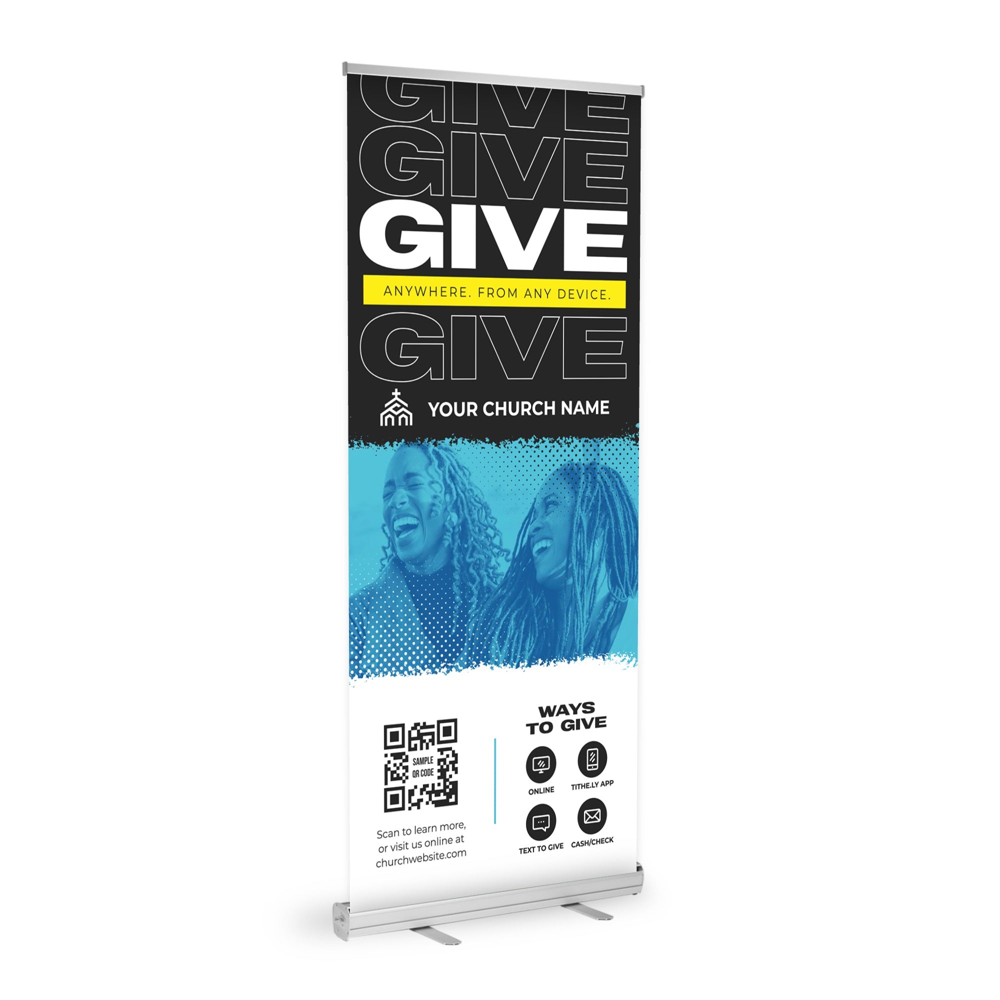 Retractable Banner - Halftone – Tithely Print