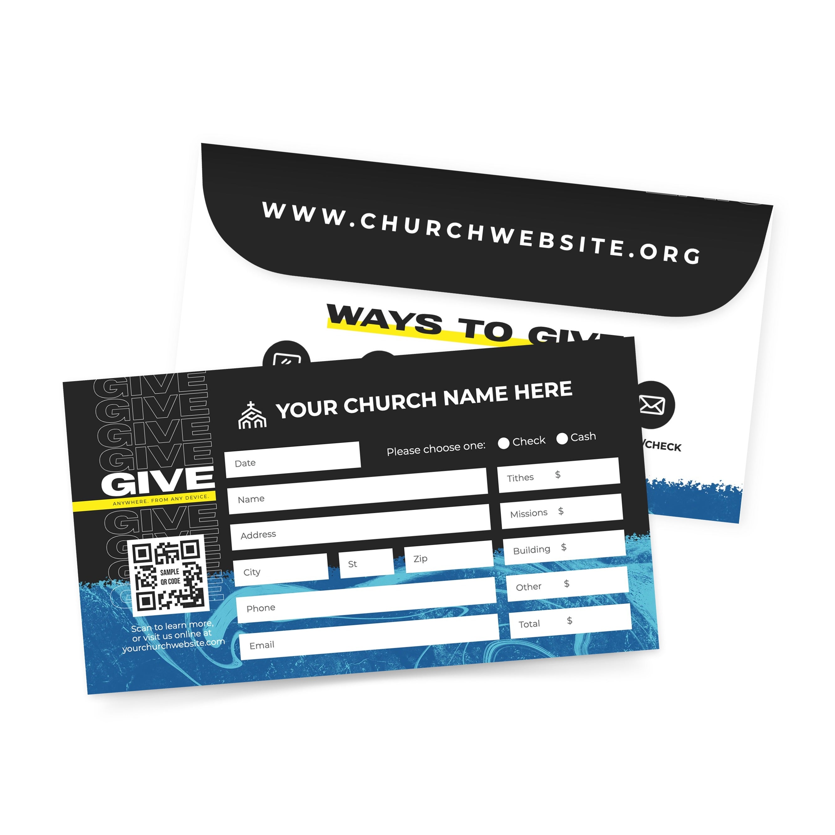 Giving Envelopes - Halftone – Tithely Print