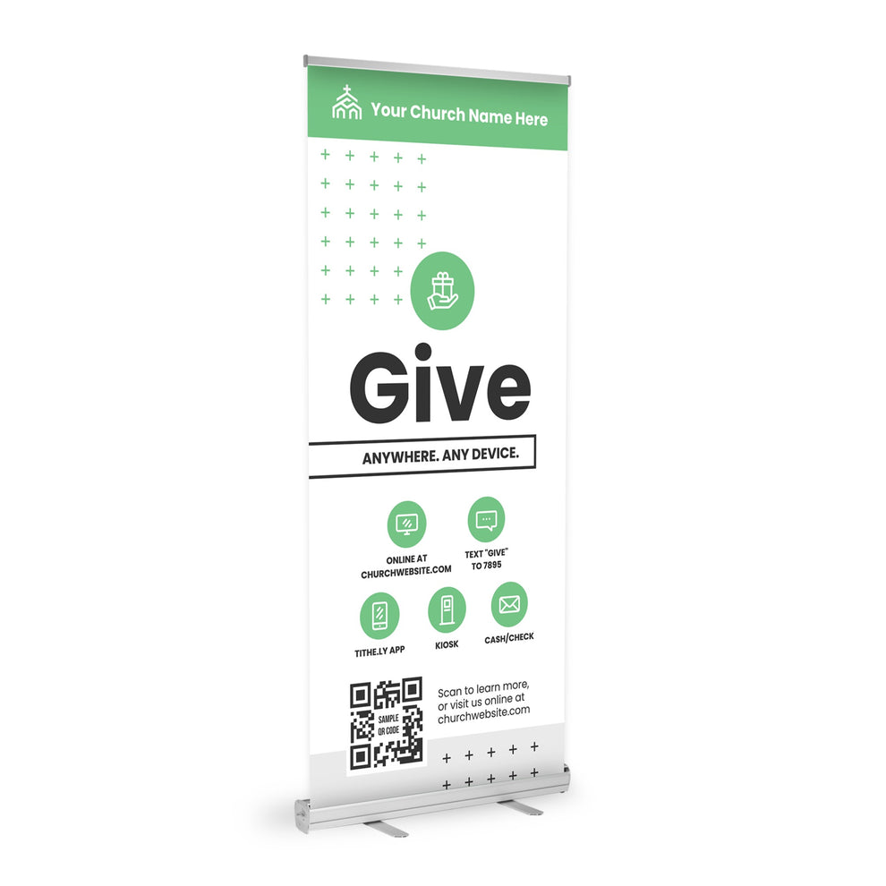 Retractable Banner - Simple Modern – Tithely Print