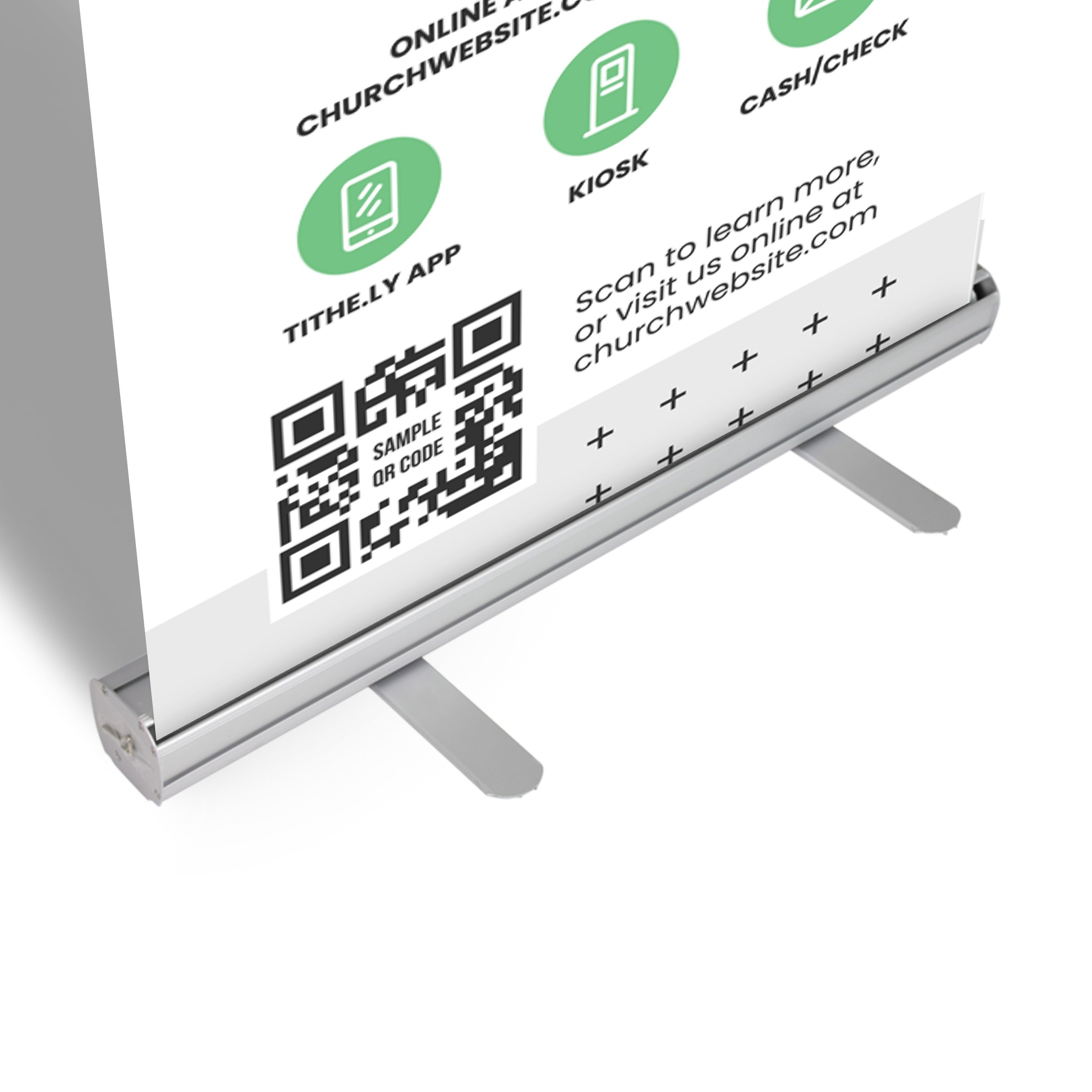 Retractable Banner - Simple Modern – Tithely Print