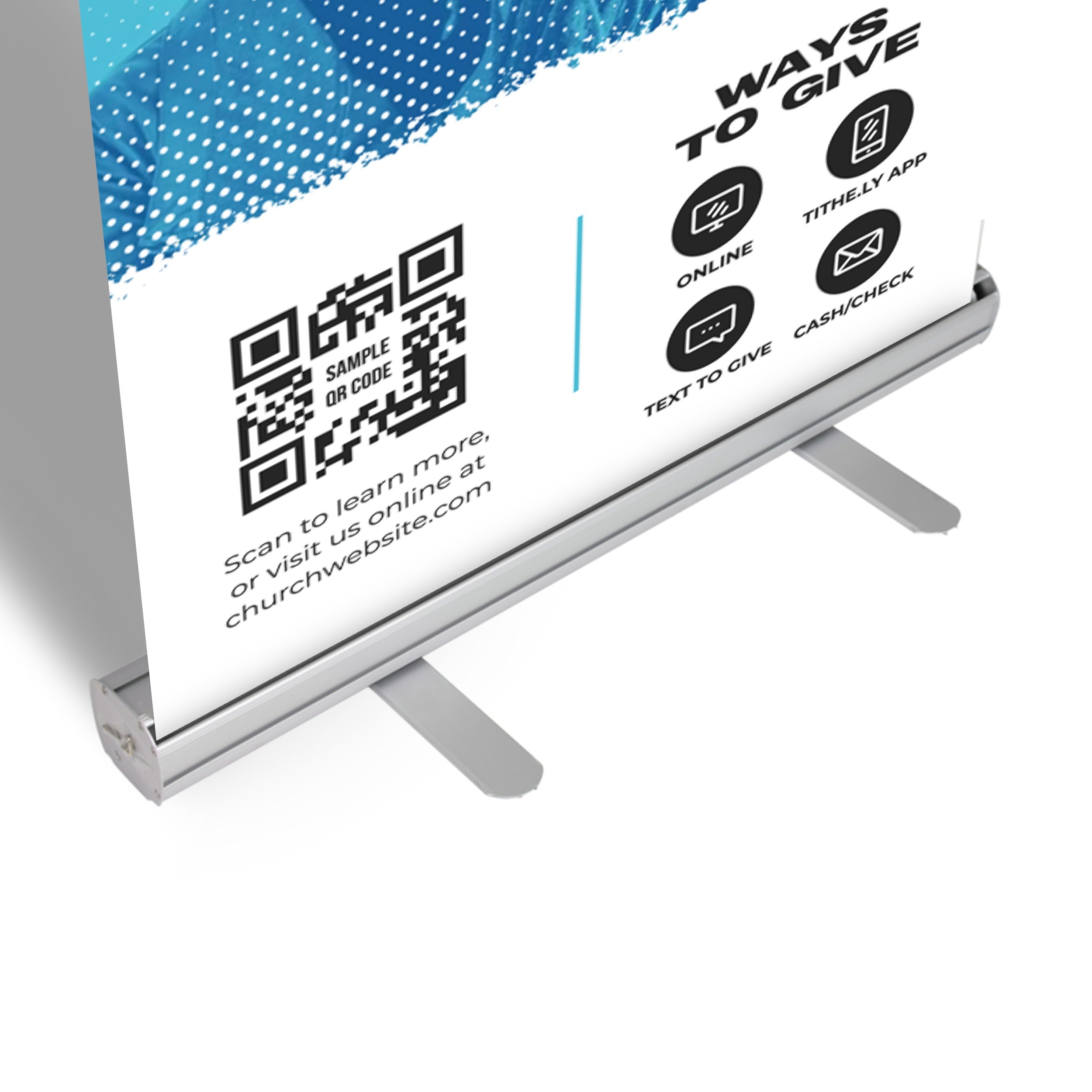 Retractable Banner - Halftone – Tithely Print