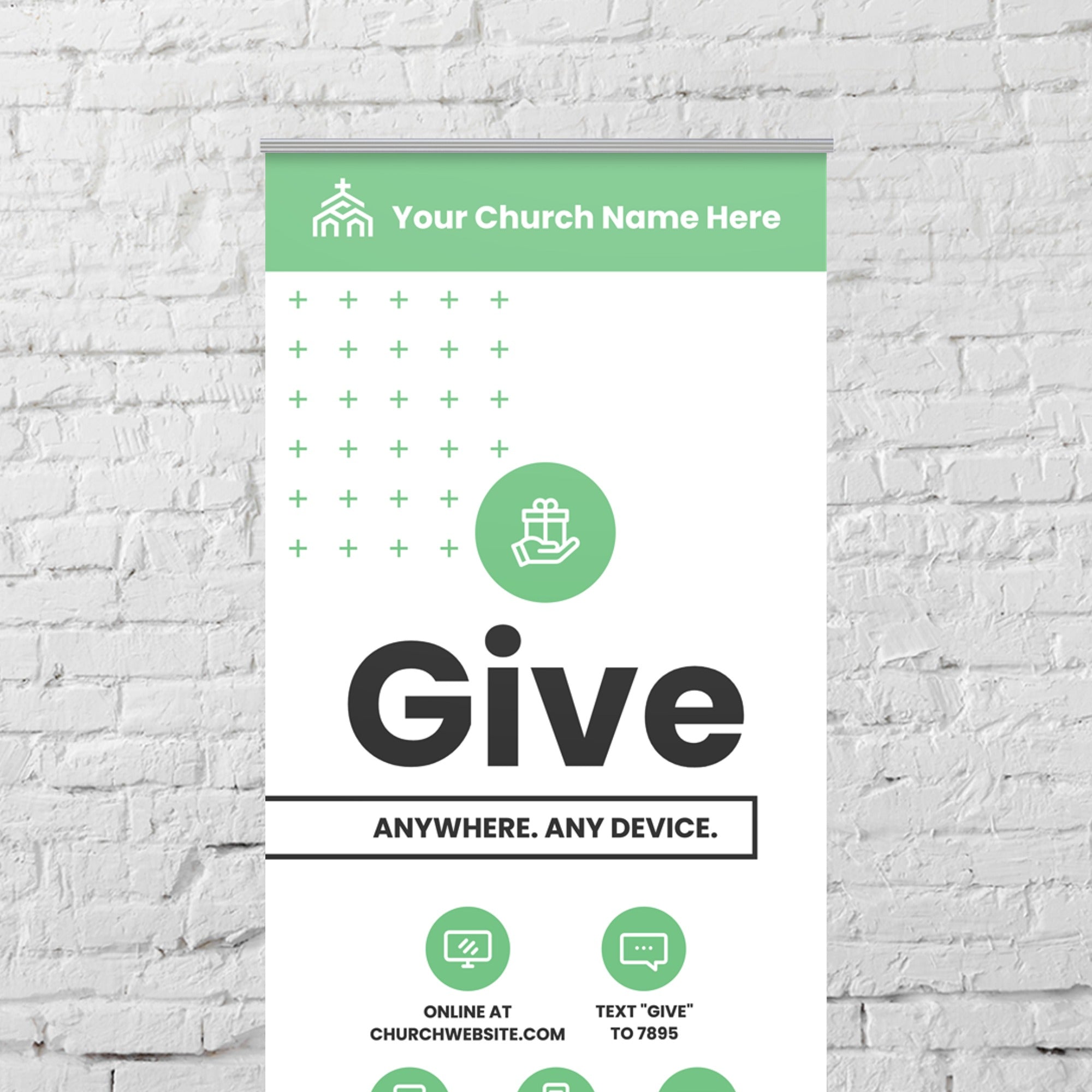 Retractable Banner - Simple Modern – Tithely Print