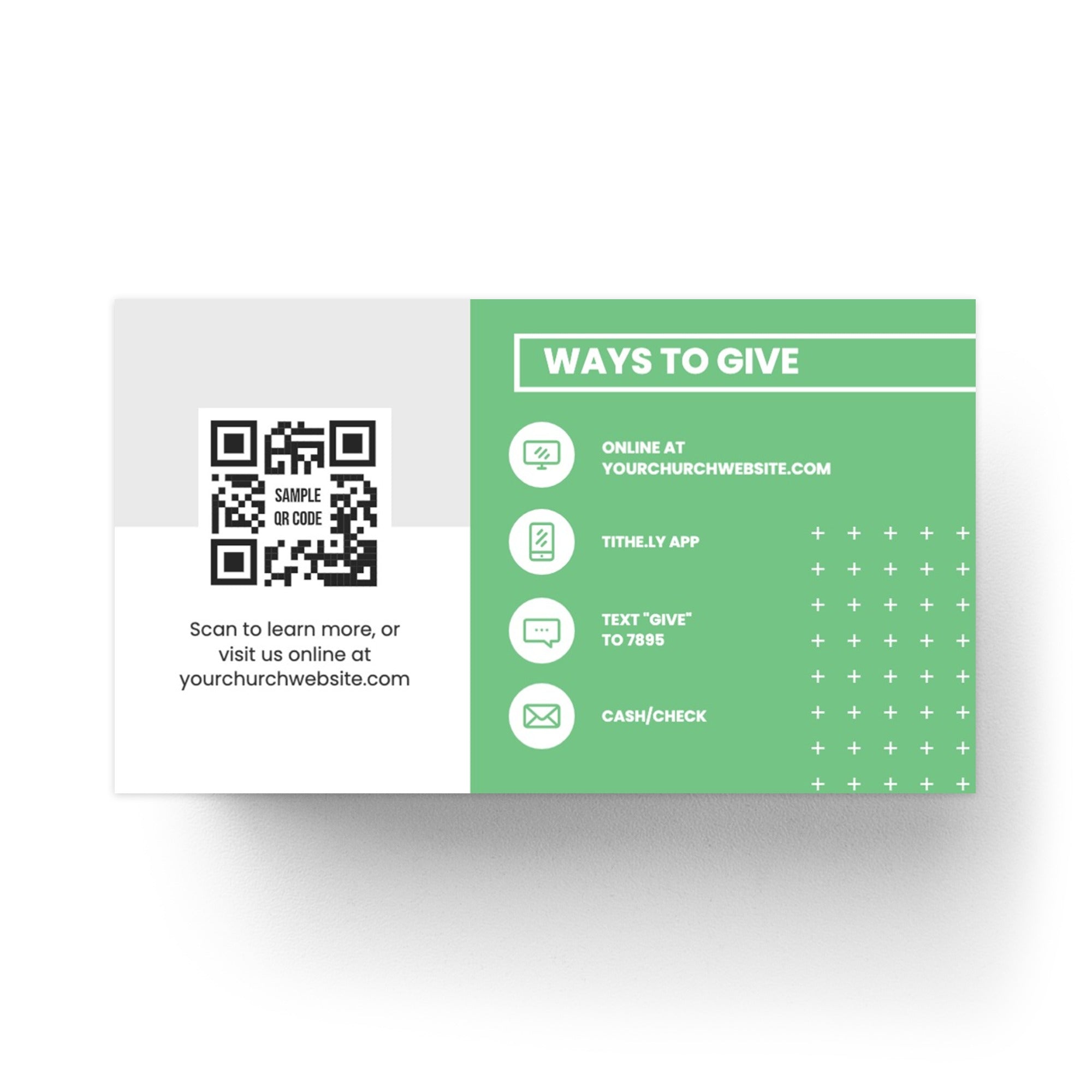 Mini Giving Cards - Simple Modern – Tithely Print