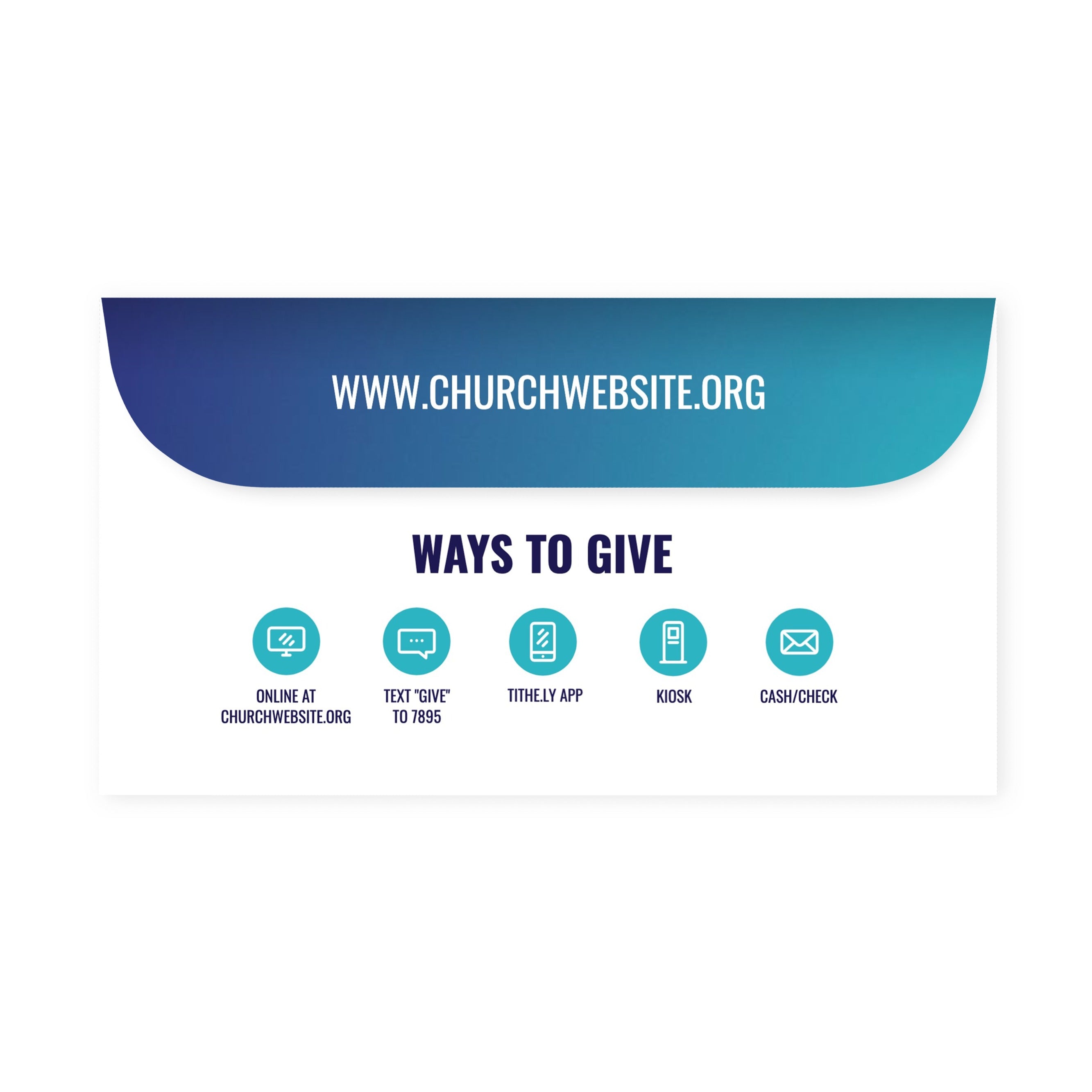 Giving Envelopes - Soft Blue – Tithely Print