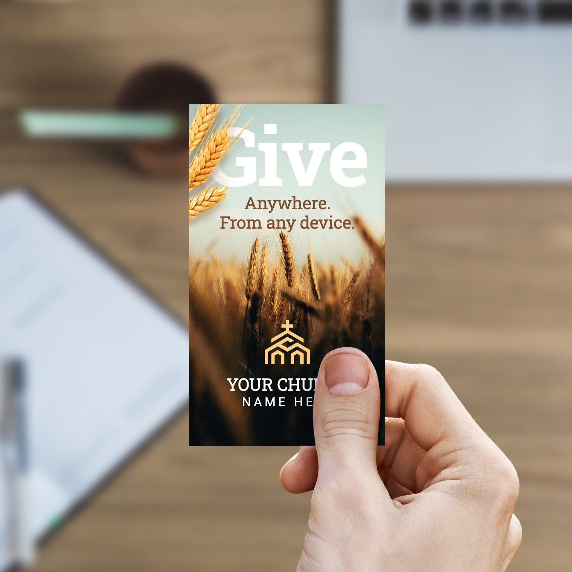 Mini Giving Cards - Harvest – Tithely Print