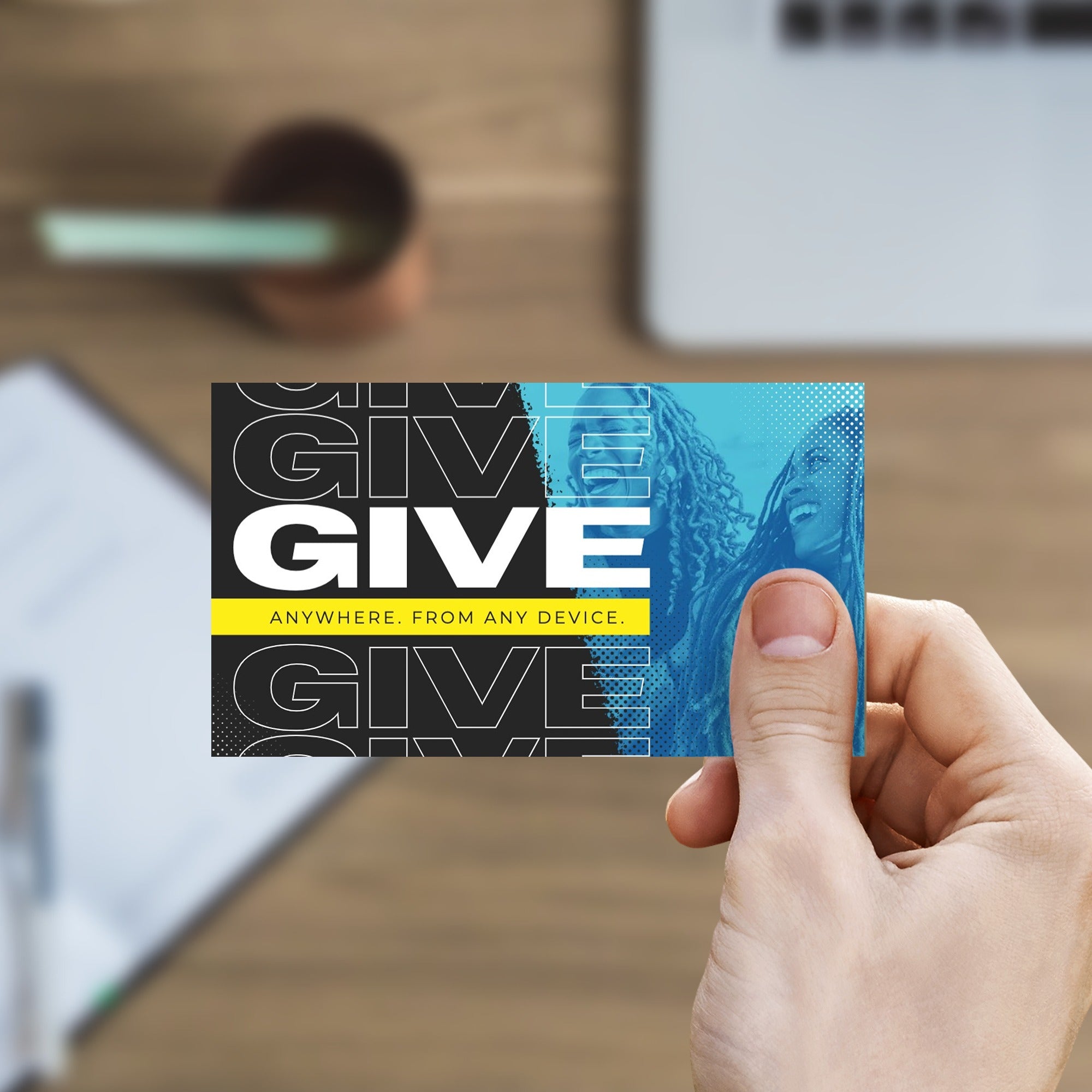 Mini Giving Cards - Halftone – Tithely Print