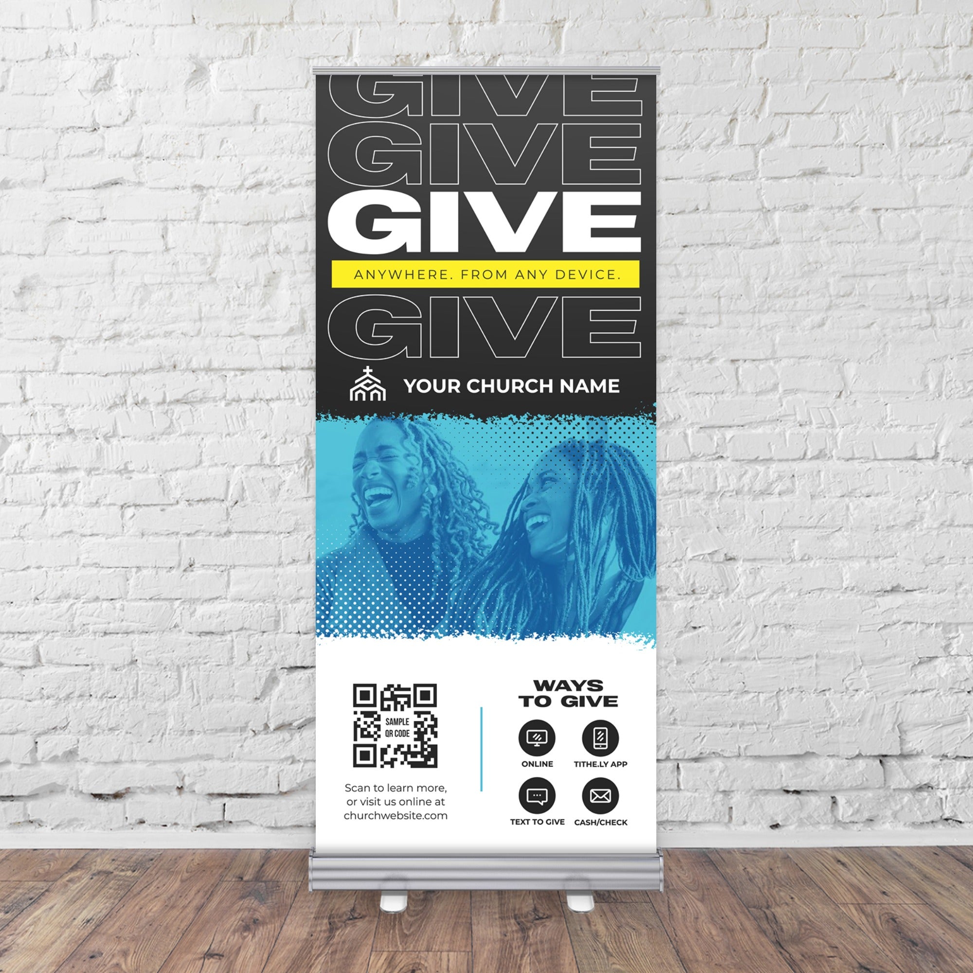 Retractable Banner - Halftone – Tithely Print