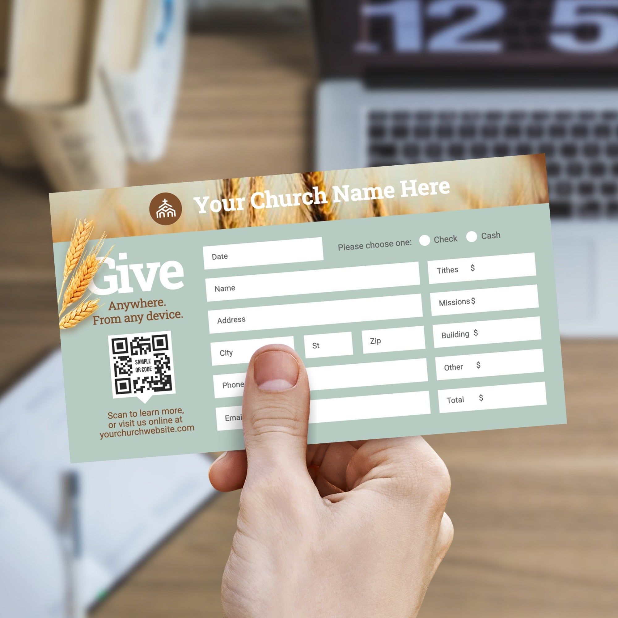 Giving Envelopes - Harvest – Tithely Print