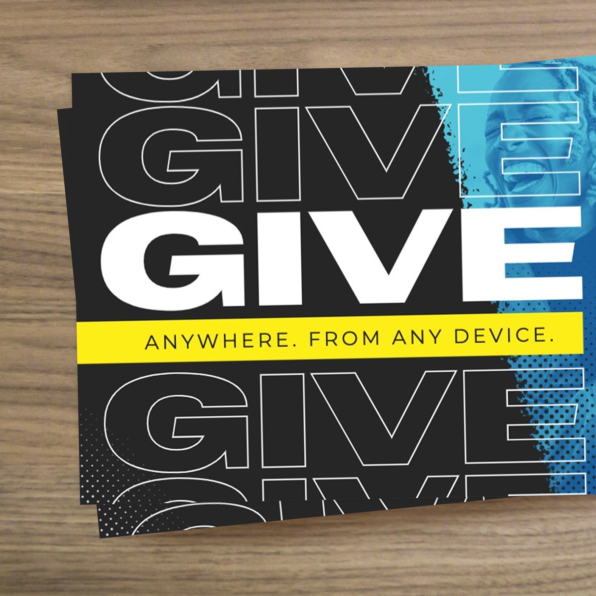 Mini Giving Cards - Halftone – Tithely Print